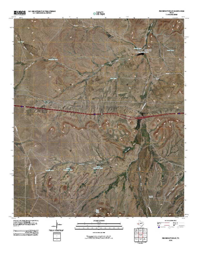 Topographic Map of Fencepost Draw | PDF | United States Geological ...