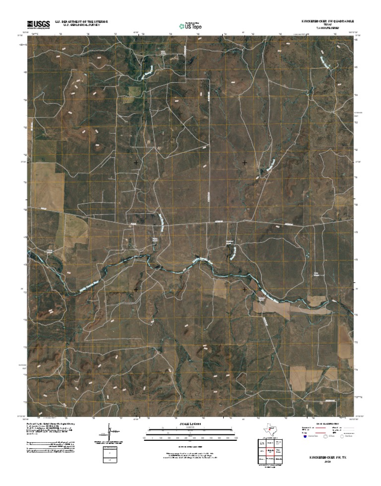 Topographic Map of Knickerbocker NW | PDF | United States Geological ...