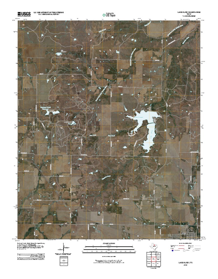 Lake Olney and Cooper Overview | PDF | United States Geological Survey ...