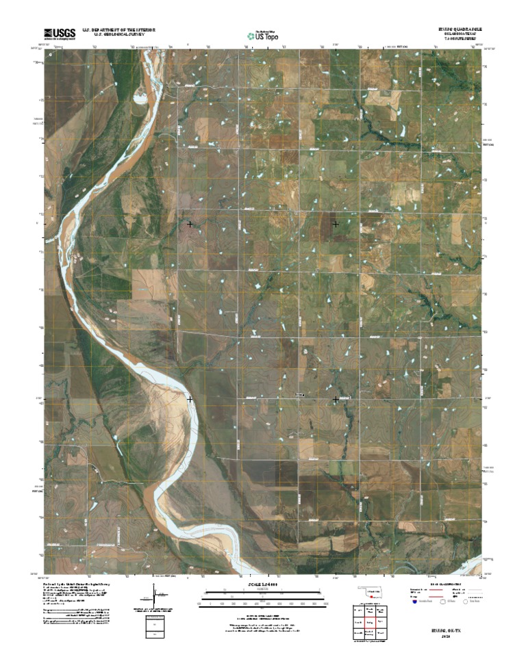Topographic Map of Irving | PDF