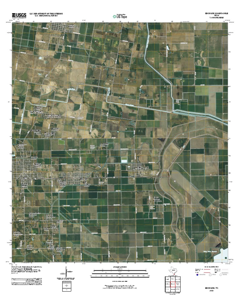 Topographic Map of Edcouch | Download Free PDF | United States ...
