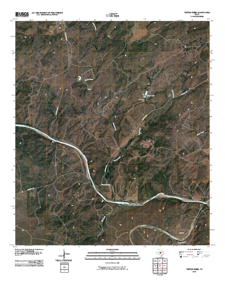Turtle Creek Quadrangle Map, Texas | PDF | United States Geological ...