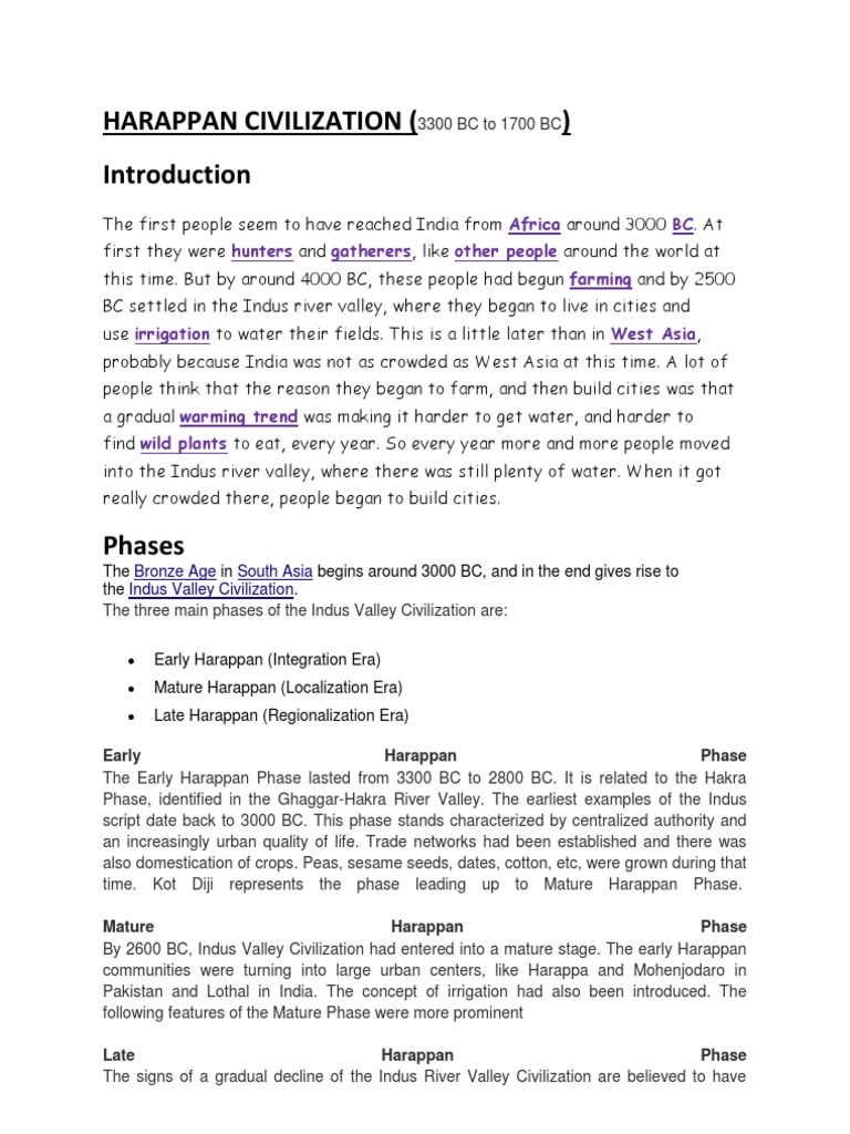 Harappan Civilization | Download Free PDF | Sculpture | Arts (General)