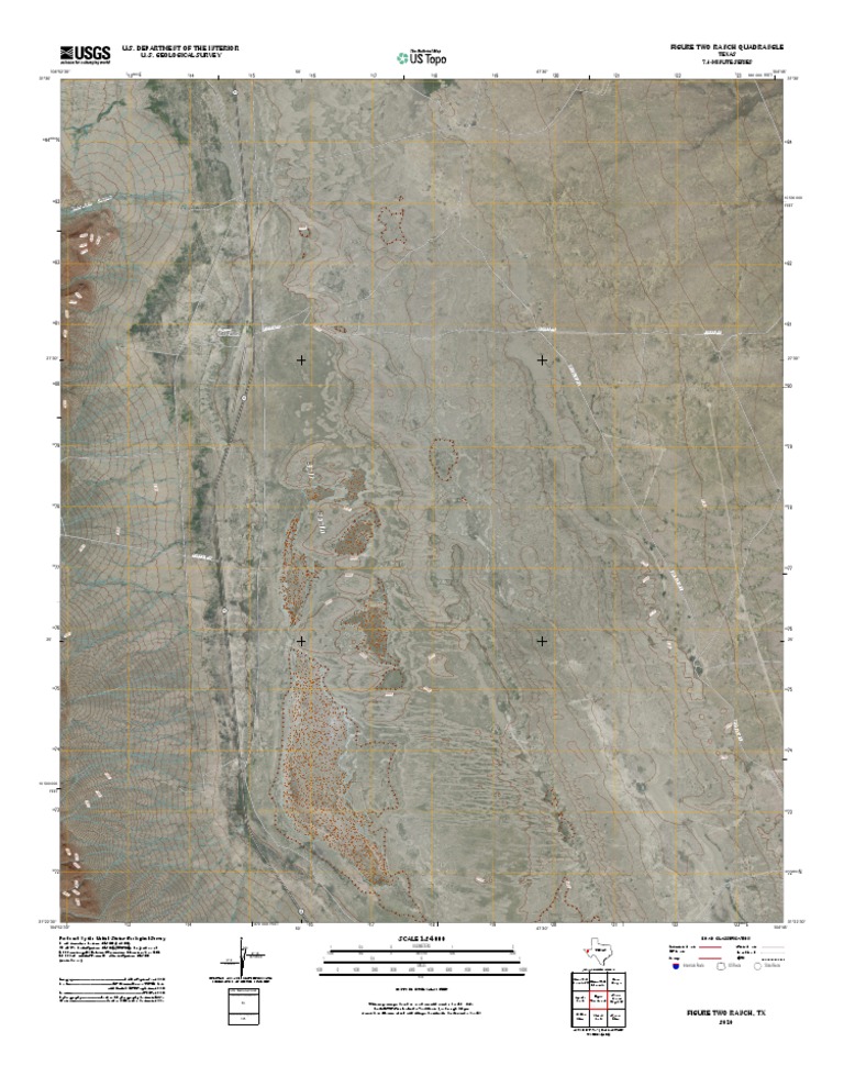 Figure Two Ranch Quadrangle Map | PDF | United States Geological Survey ...