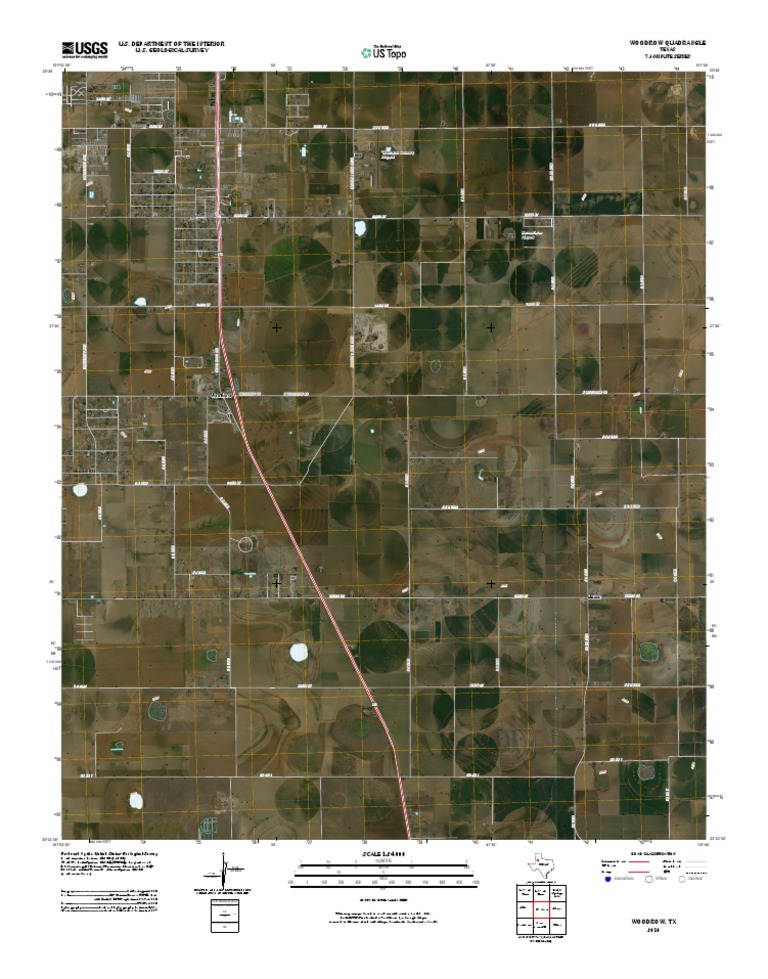 Woodrow Texas 7.5-Minute Map | PDF | United States Geological Survey ...