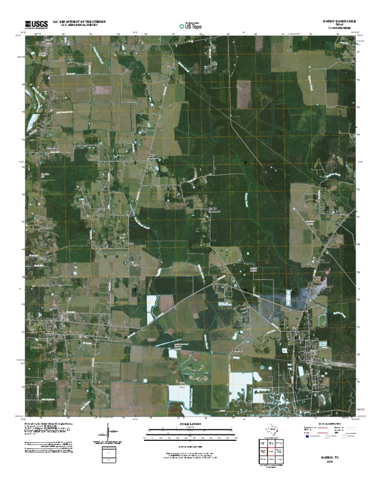 Topographic Map of Hardin | PDF