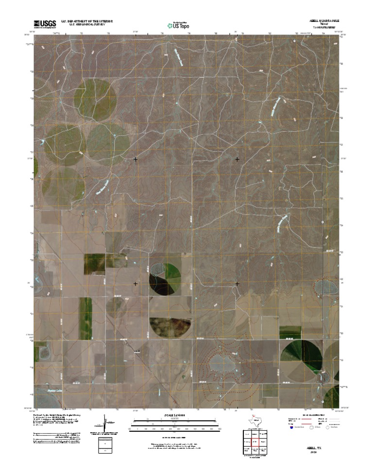 Topographic Map of Abell | PDF | Geomatics | Cartography