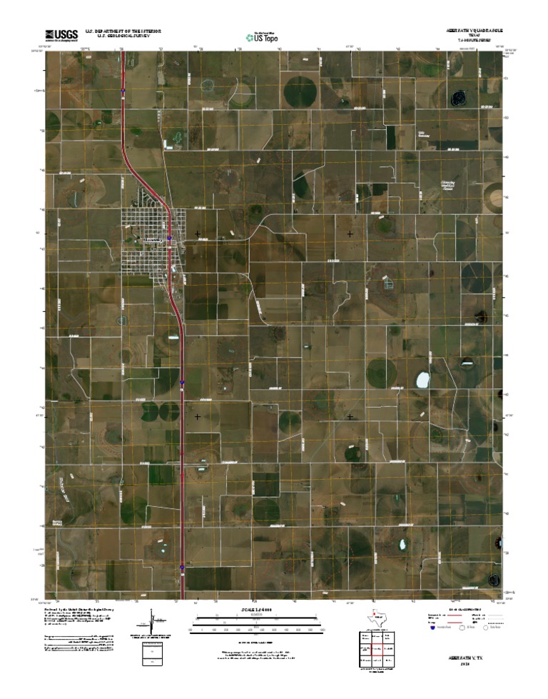 Abernathy TX 7.5-Minute Map Guide | PDF | Science & Mathematics | History