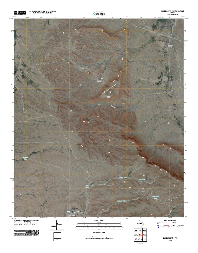Texas Topographic Map Data | PDF | United States Geological Survey ...