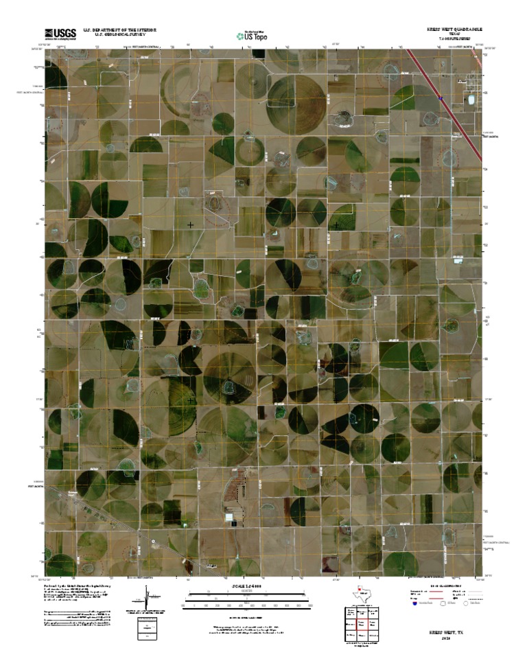 Kress West, TX 7.5-Minute Map | PDF