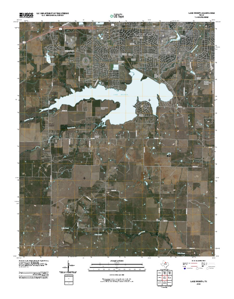 Topographic Map of Lake Wichita | PDF | United States Geological Survey ...