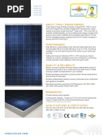 Sunpower 245w Data Sheet | PDF | Solar Panel | Electrical Engineering