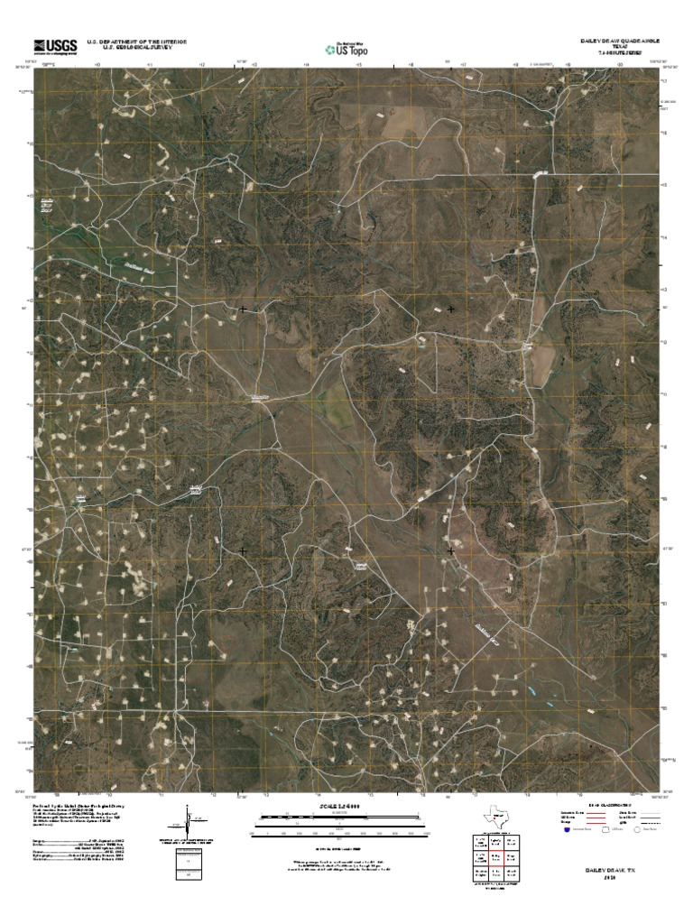 Topographic Map of Bailey Draw | PDF