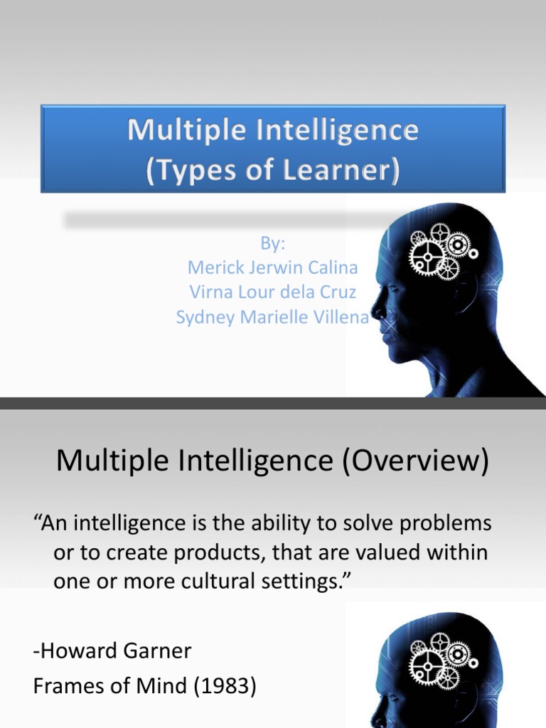 Multiple Intelligence | PDF | Intelligence | Teaching Mathematics
