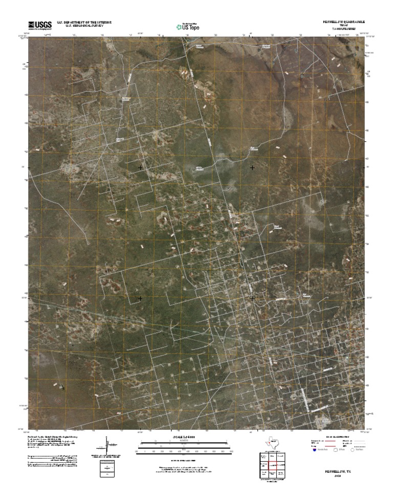 Topographic Map of Penwell SW | PDF | United States Geological Survey ...