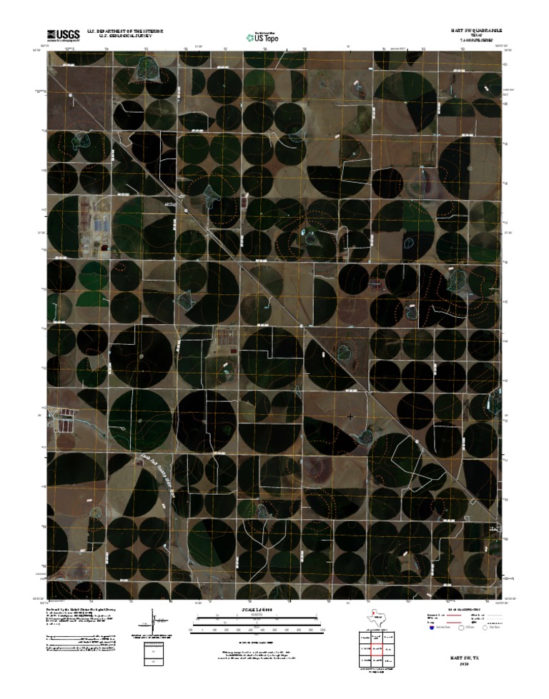 Topographic Map of Hart NW | PDF | United States Geological Survey ...