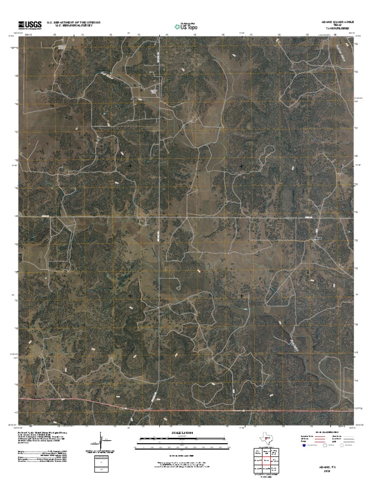 Topographic Map of Adams | PDF