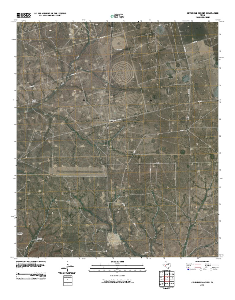 Topographic Map of Sevenmile Corner | PDF | United States Geological ...
