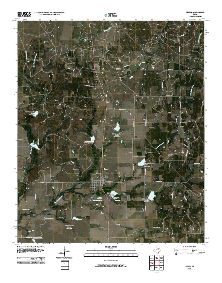 Topographic Map of Perrin | PDF | United States Geological Survey ...