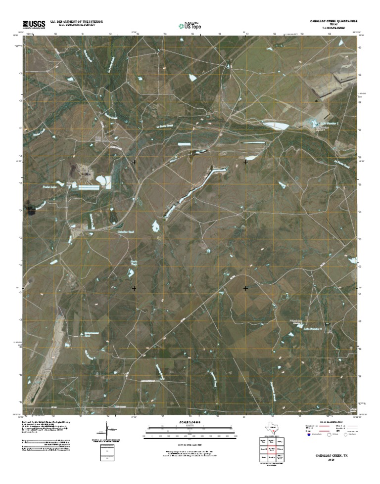 Topographic Map of Caballos Creek | PDF | Sports & Recreation | Travel