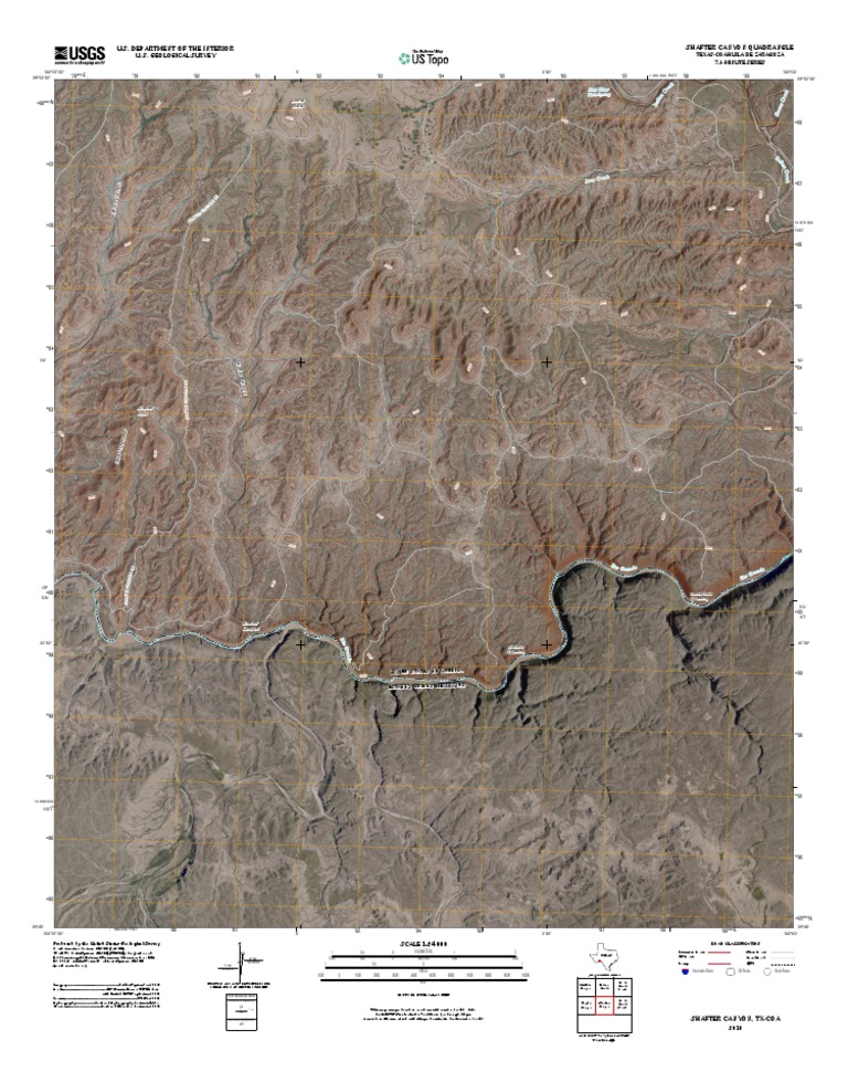 Topographic Map of Shafter Canyon | PDF | Home & Garden
