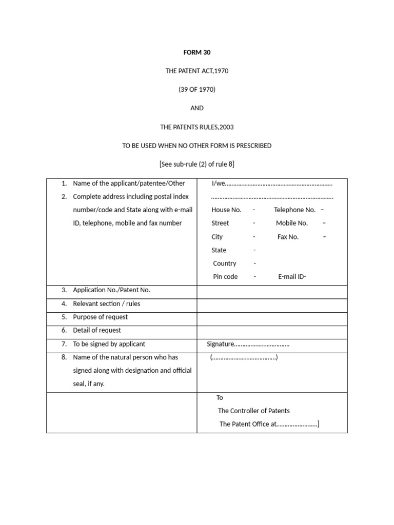 Form 30 | PDF