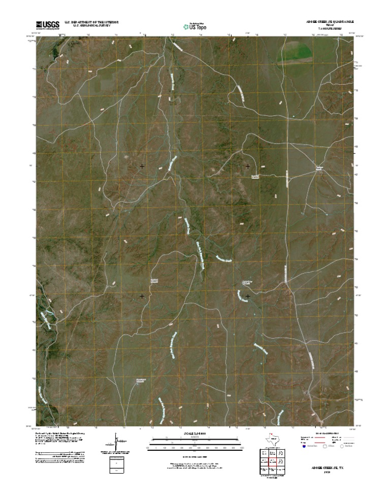Topographic Map of Adobe Creek SE | PDF | Sports & Recreation | Travel