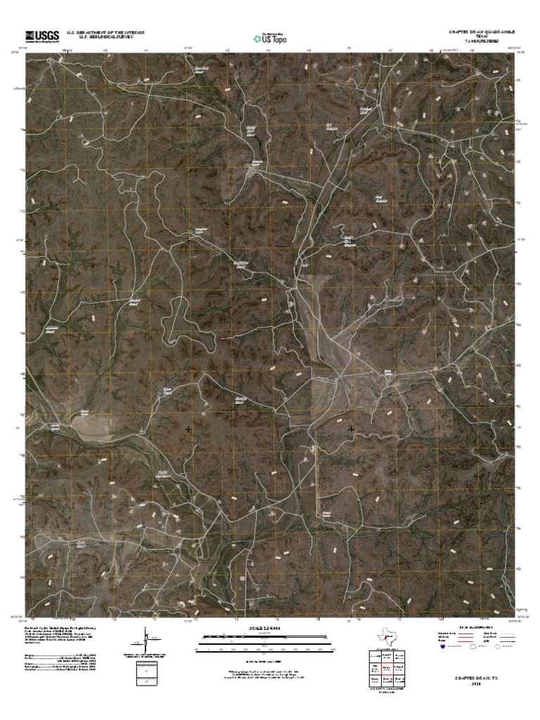 Topographic Map of Shafter Draw | PDF | United States Geological Survey ...
