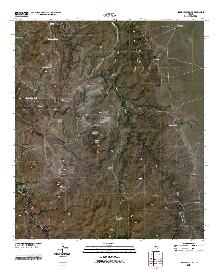 Topographic Map of Bare Mountain | PDF | United States Geological ...