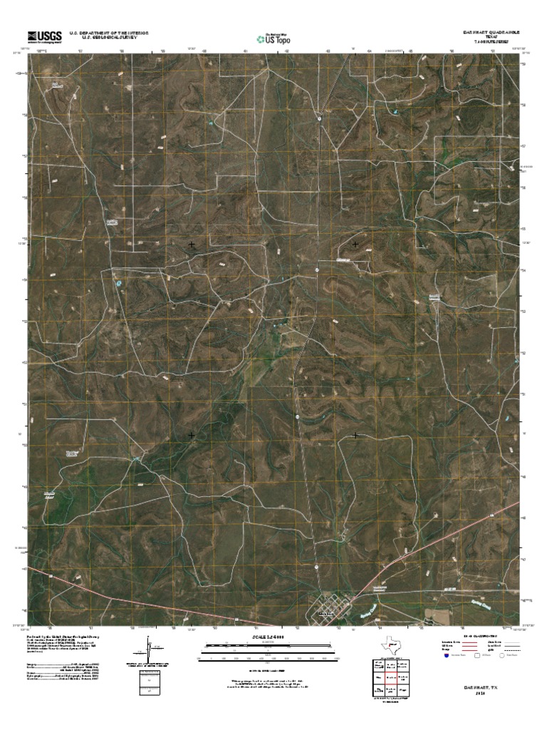 Topographic Map of Barnhart | PDF