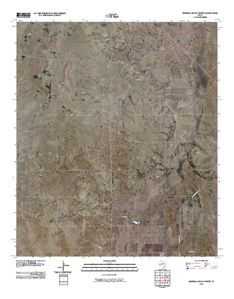 Topographic Map of Barrilla Draw North | PDF