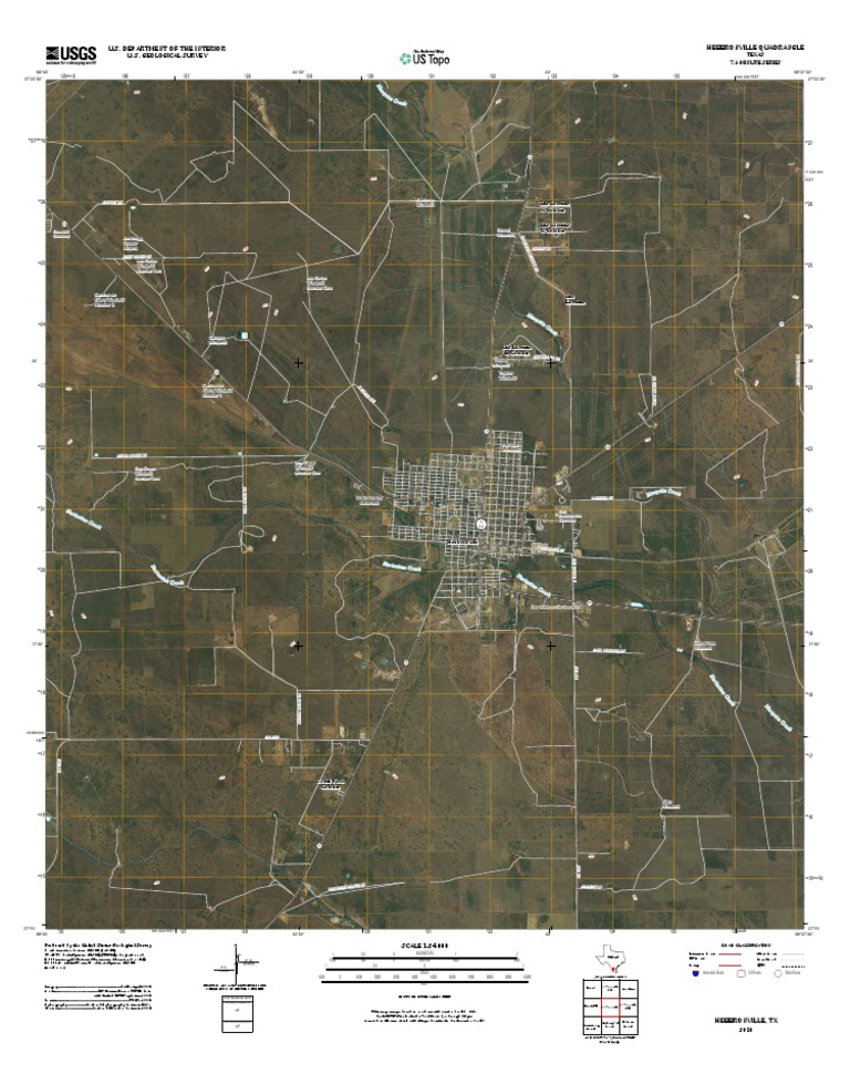 Hebbronville Texas 7.5-Minute Map | PDF | United States Geological ...
