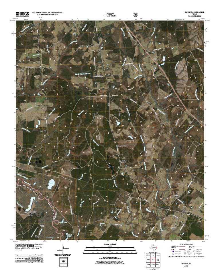 U.S. Department of The Interior Forest Quadrangle | PDF