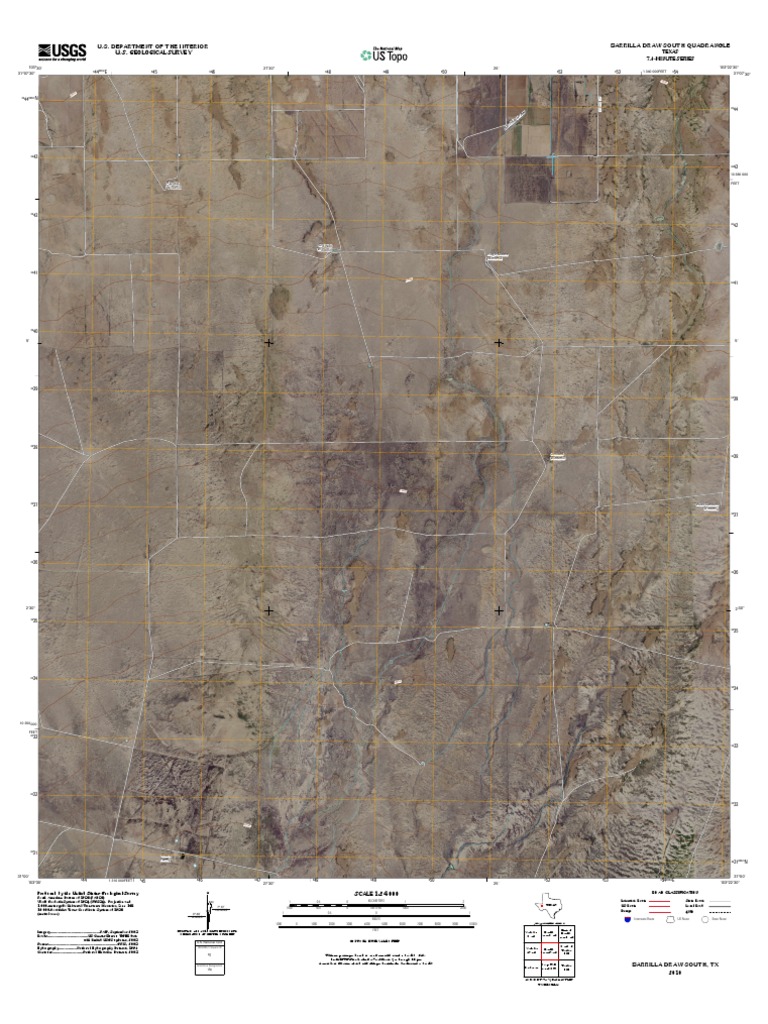 Barrilla Draw South Quadrangle Map | PDF