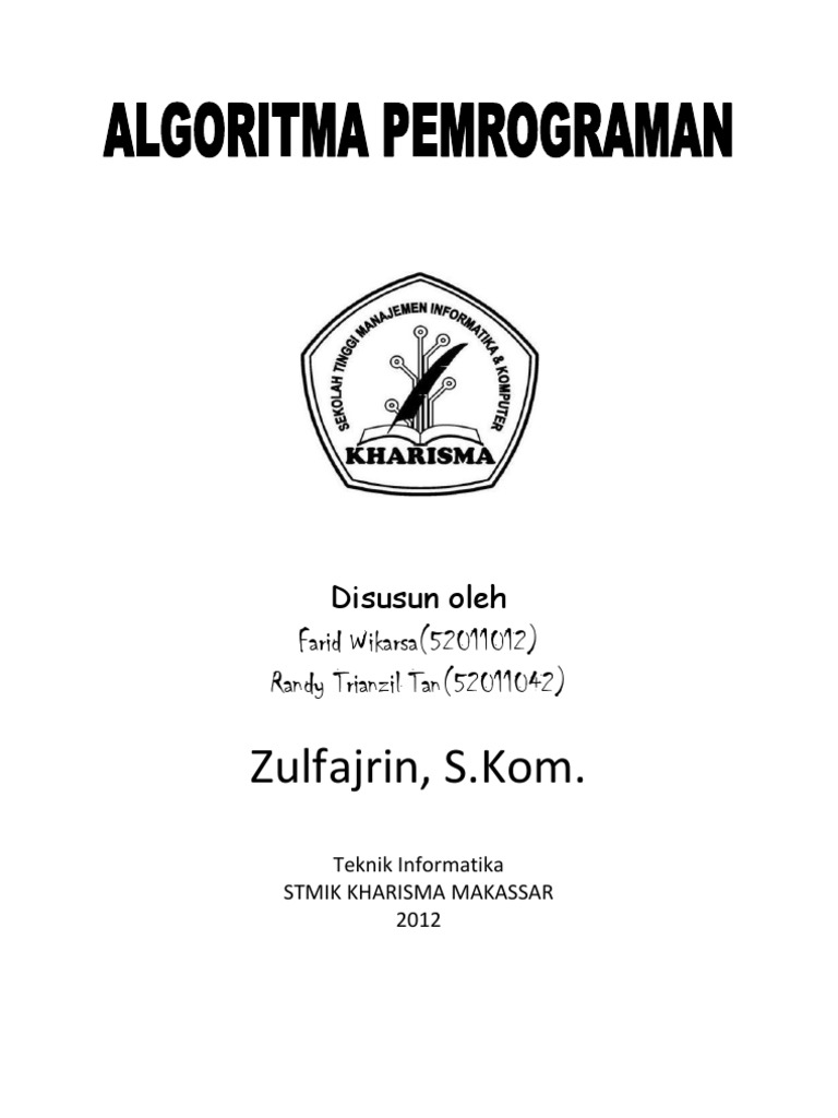 Laporan Alpro | PDF | Theoretical Computer Science | Computing