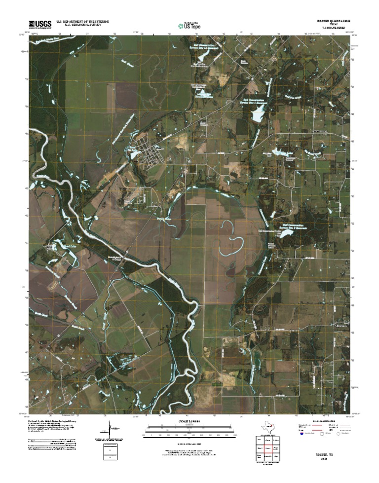 Topographic Map of Rosser | PDF | Science | Geography