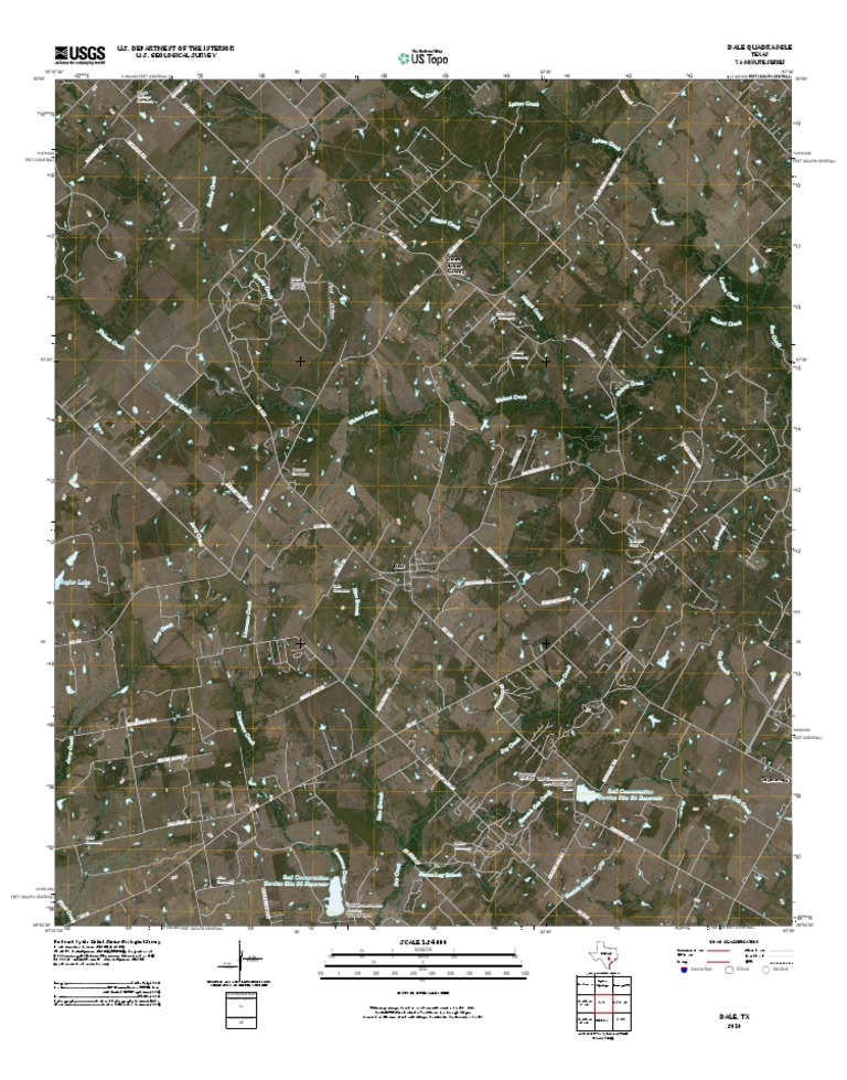 Topographic Map of Dale | PDF | United States Geological Survey | Land Use