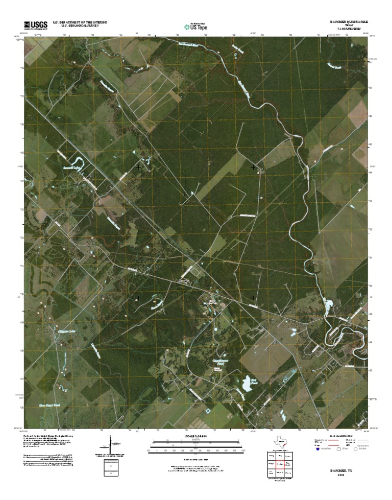 Topographic Map of Danciger | PDF | United States Geological Survey ...