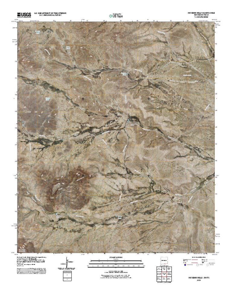 Topographic Map of McVeigh Hills | PDF | United States Geological ...
