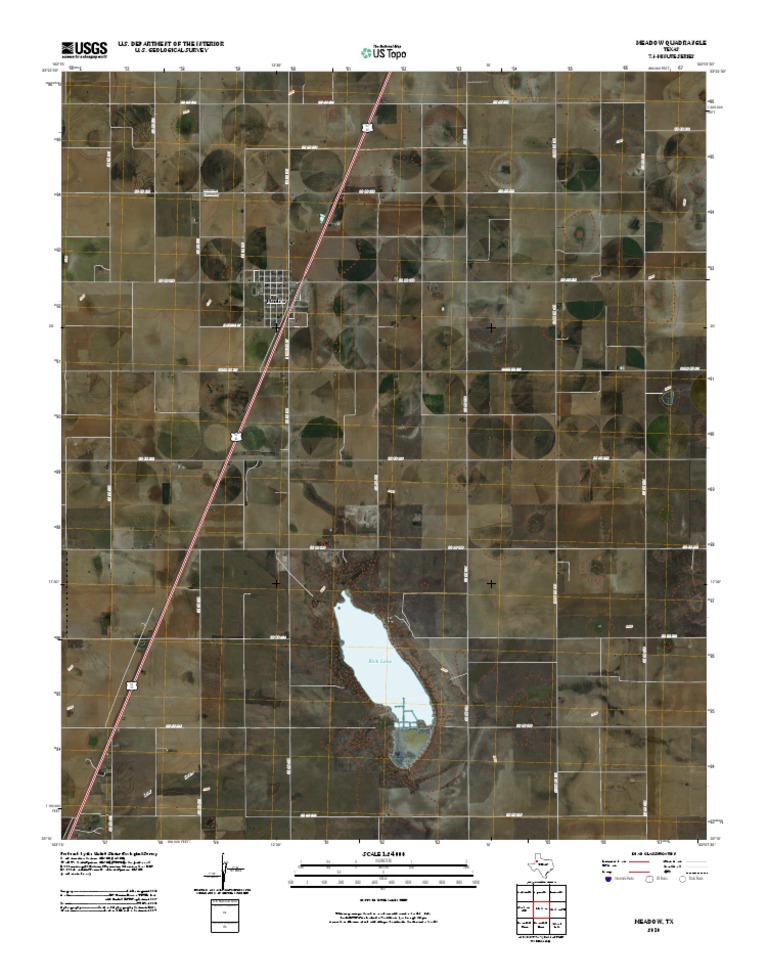 Topographic Map of Meadow | PDF | United States Geological Survey ...