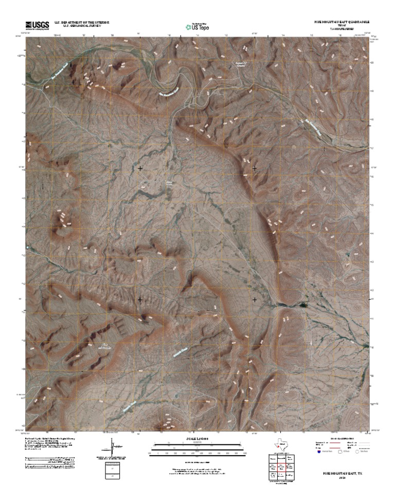 Topographic Map of Pine Mountain East | PDF | United States Geological ...
