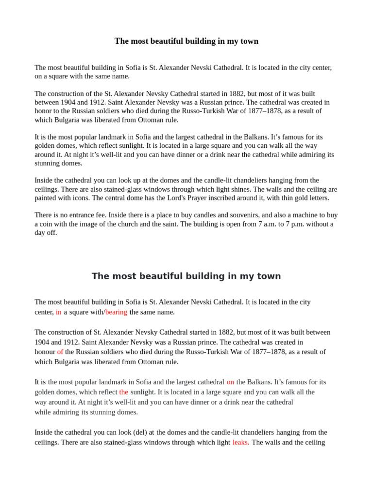 The Most Beautiful Building | PDF | Architectural Elements