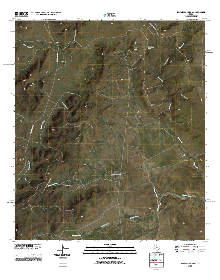 Topographic Map of Henderson Mesa | PDF