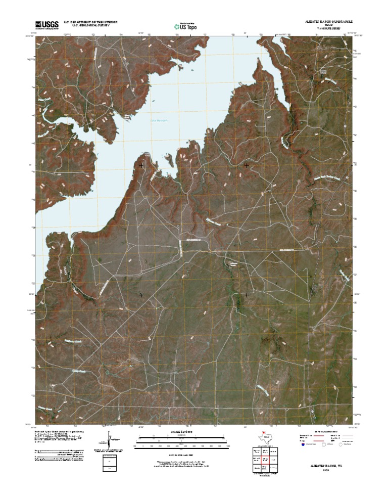 Topographic Map of Alibates Ranch | PDF | United States Geological ...