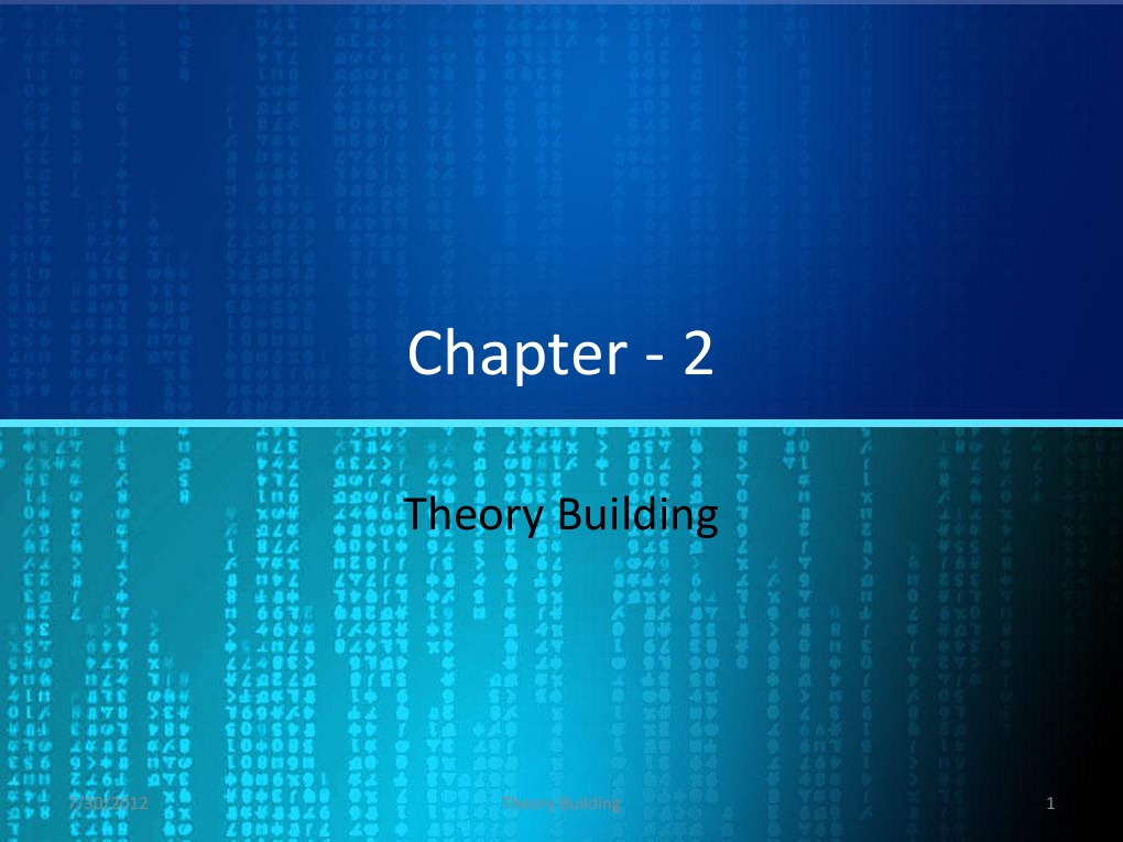 Theory Building | PDF | Theory | Phenomenon