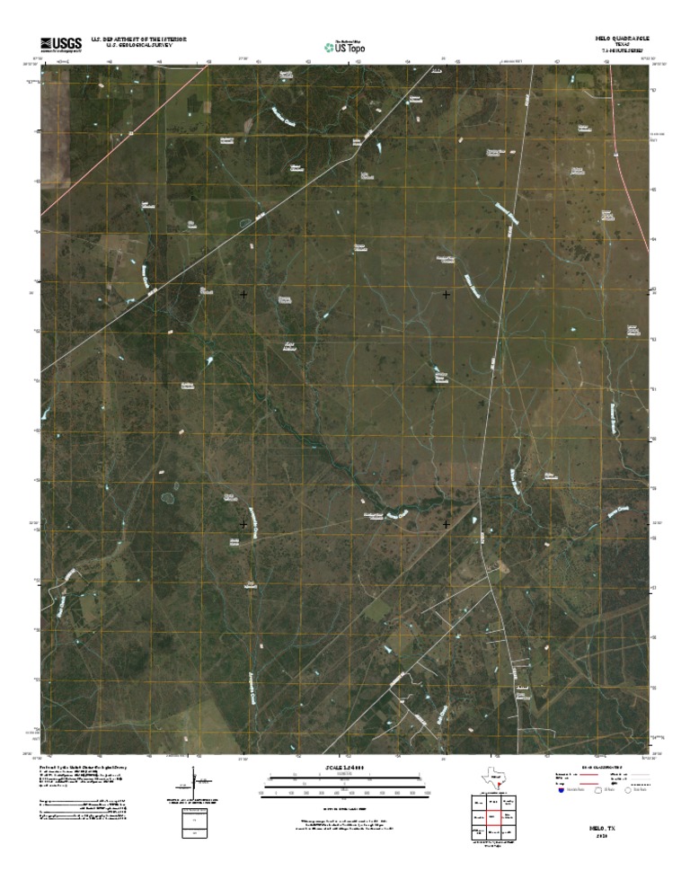 Melo, TX 7.5-Minute Quadrangle Map | PDF | Sports & Recreation