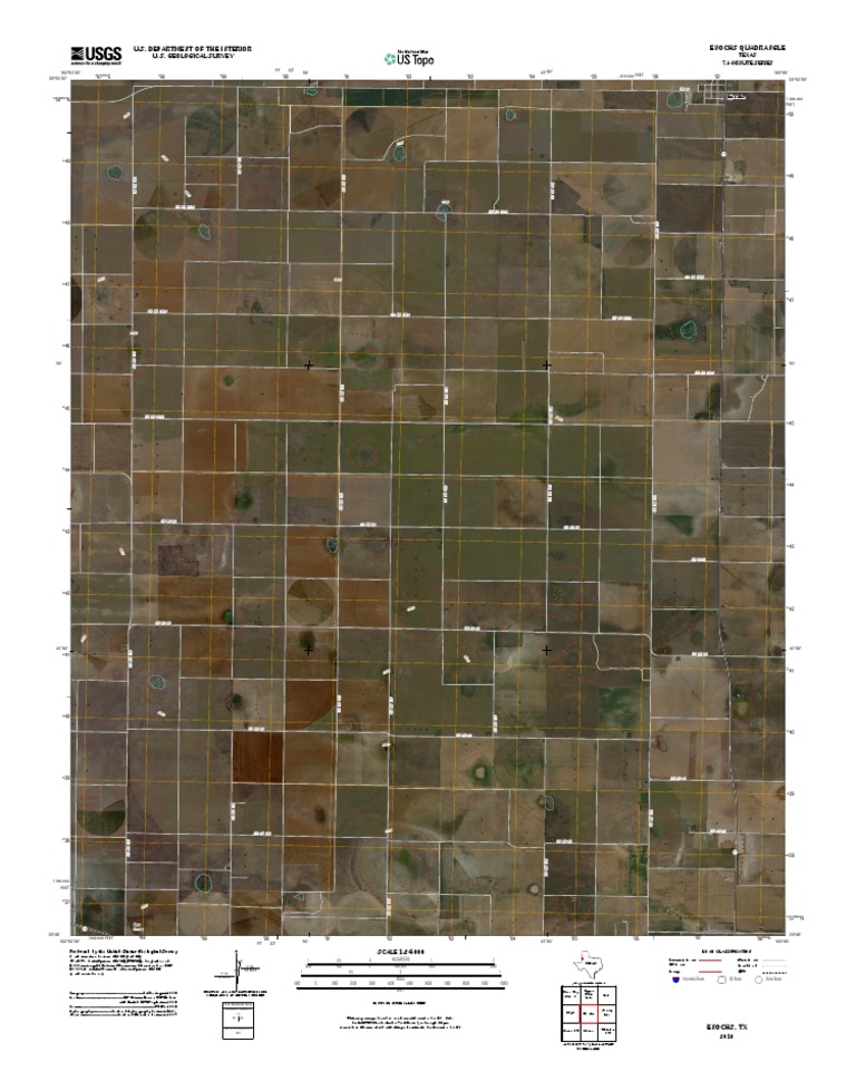 Topographic Map of Enochs | PDF | United States Geological Survey ...