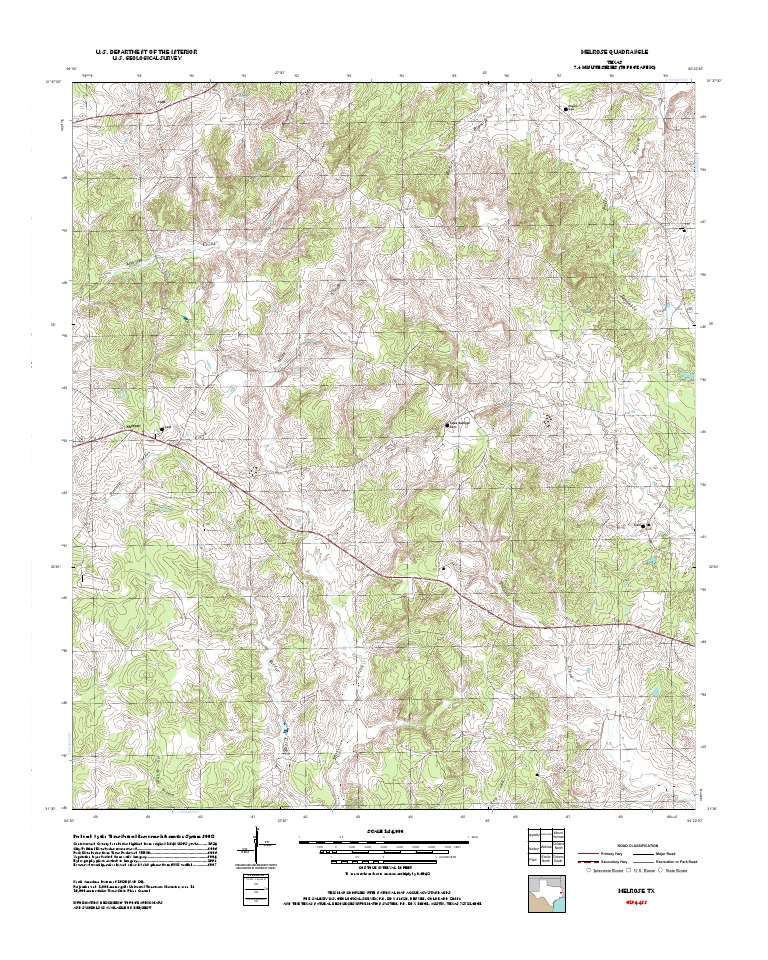 Topographic Map of Melrose | PDF | United States Geological Survey ...