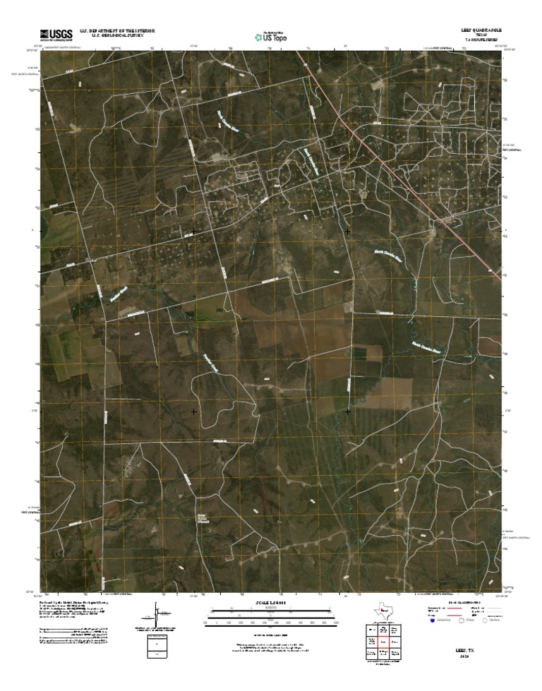 Topographic Map of Lees | PDF