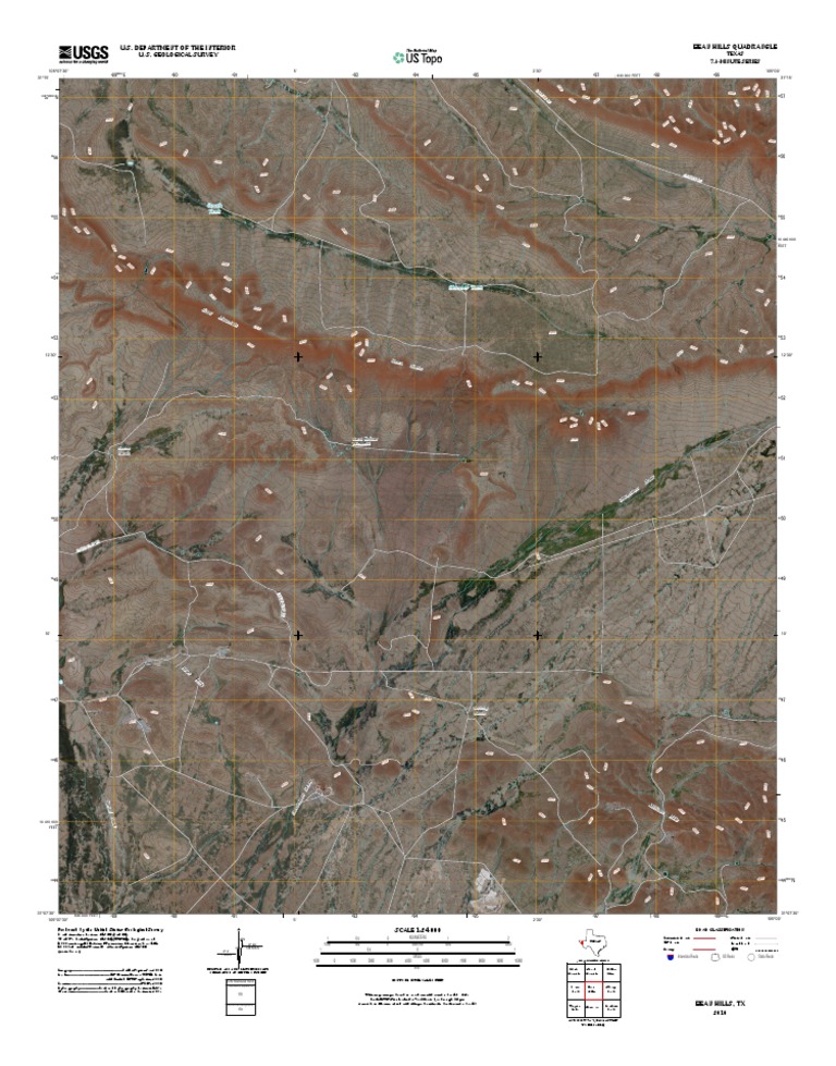 Topographic Map of Bean Hills | PDF | United States Geological Survey ...